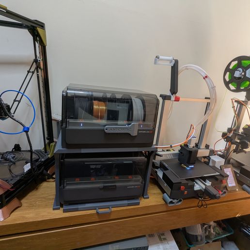 ♠️ KOBRA-3 DUAL ACE-PRO STAND・3D Print with the Anycubic Kobra 3 3D ...