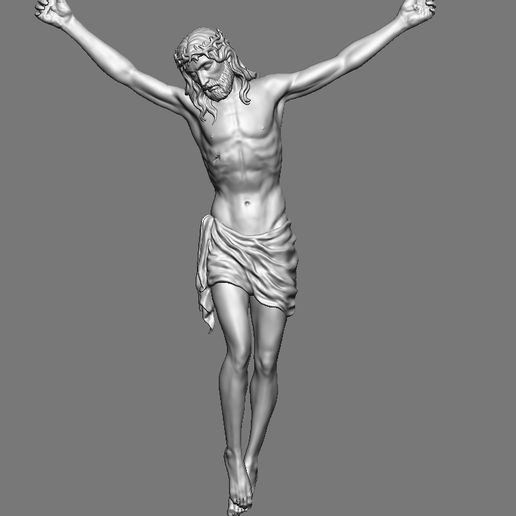 ️ Jesus Cross STL 3D Model – Faith Inspired Crucifix for CNC & 3D ...