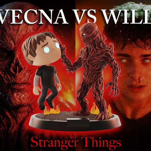 🐉 VECNA vs WILL / STRANGER THINGS FIGURE・Free STL File for 3D printing ...