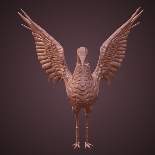 Free STL file Bird Statue 🐦 (OBJ)・3D print object to download・Cults