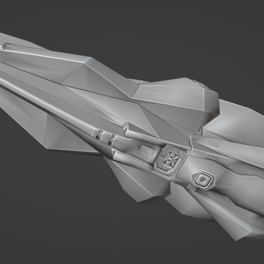 🥷 The Expanse: MCRN Charon - Martian black ops stealth ship・ STL File ...
