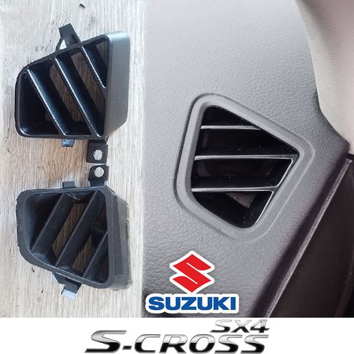 STL file Air diffuser grille dashboard Sx4 S-cross 2007-2014 🏠 ・3D ...
