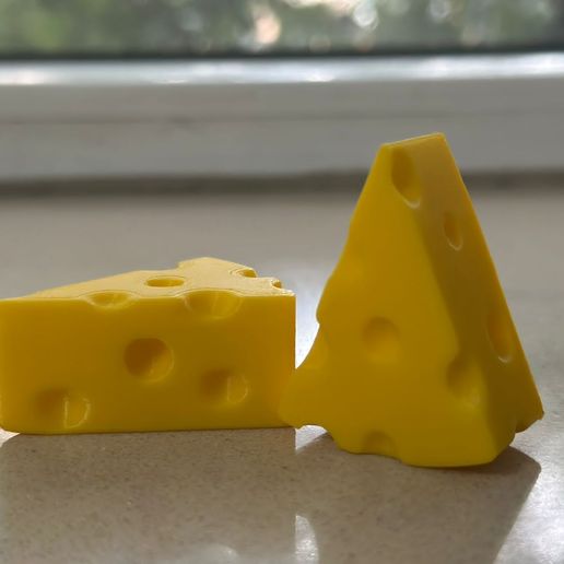🧀 CHEESE KEYCHAIN PIECE・ 3D File for 3D printing・Cults