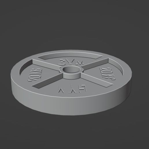 ⚽ Barbell plate・ STL File for 3D printing・Cults