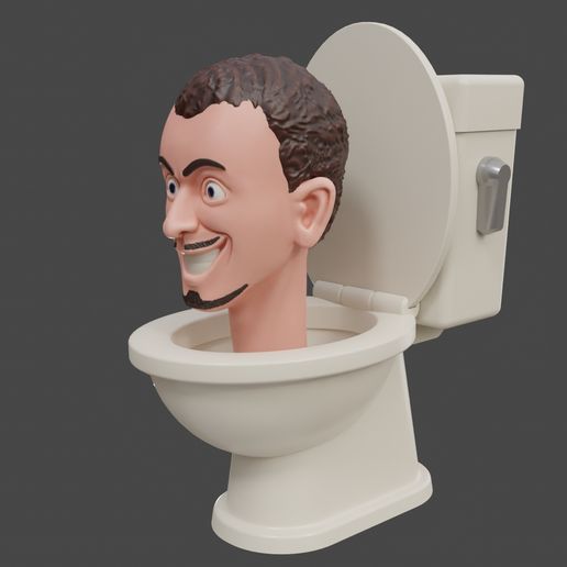 🚽 Skibidi Toilet Fan Art・ STL File for ・Cults