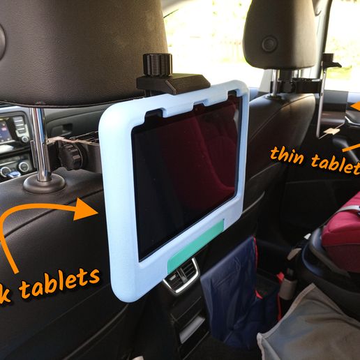 🚗 Soporte universal para tablet para coche/reposacabezas (totalmente ...