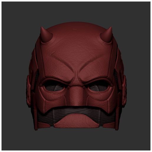 🪖 Daredevil Mask 3D Printing - Daredevil Helmet Marvel Cosplay・ STL ...