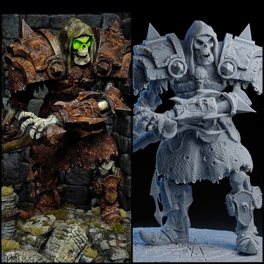 💀 Skeleton Giant Undead・Бесплатный 3D для 3D-печать・Cults