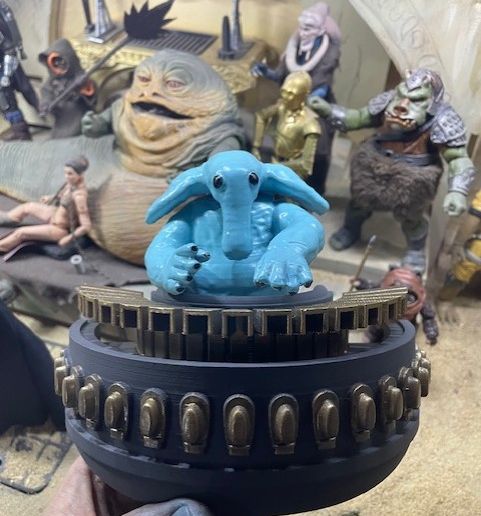 Star Wars Vintage estilo Kenner Max Rebo HALF Piano impreso en 3D ...