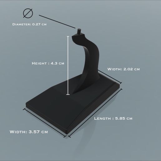 🦅 1:400 Scale Model Stand・ STL File for 3D printing・Cults