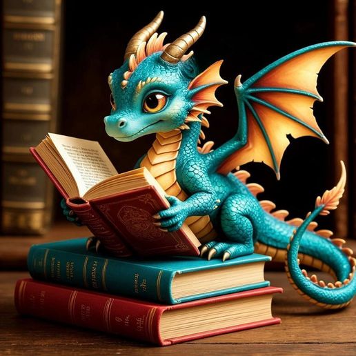 🐉 dragon book reader・ STL File for 3D printing・Cults