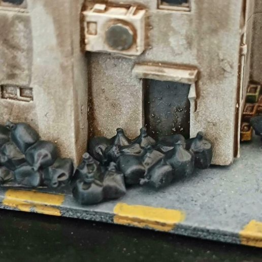 🗑️ 6mm 1/300 garbage piles・ STL File for ・Cults