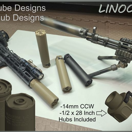🔫 Surefire Socom Tracer housing, RC2, RC3, 4 Versions and lengths・ STL ...