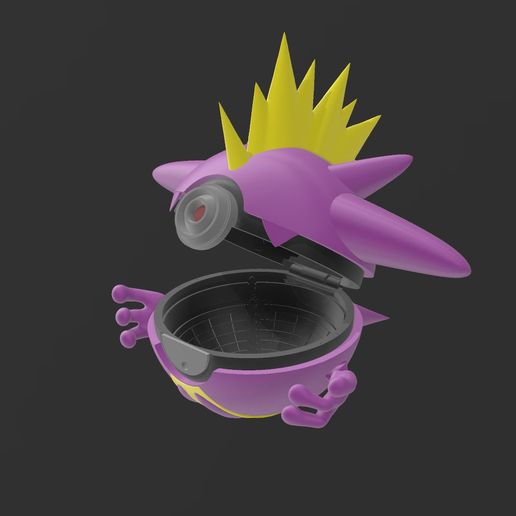 🐉 Toxtricity Pokeball・ STL File for ・Cults