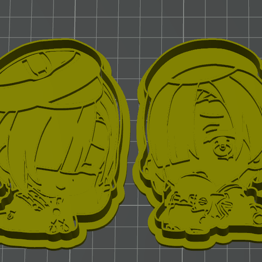 STL file Genshin Impact Freminet pack cookie cutter 🍪 ・3D print model ...