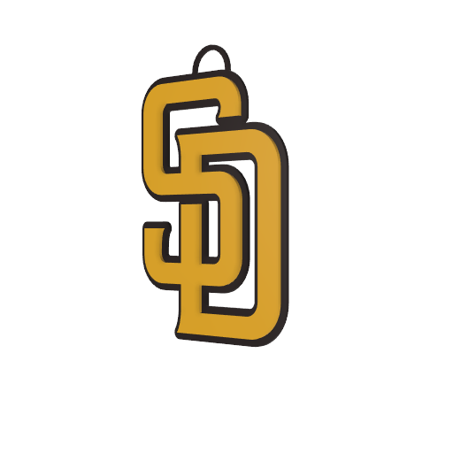 🎭 San Diego Padres MLB Network・ STL File for 3D printing・Cults