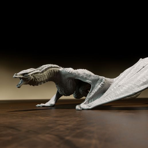 🐉 Syrax dragon fan art - pre supported - FREE model・Free STL File for ...