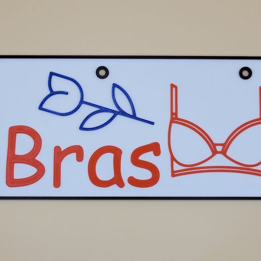 Файл STL Picture Draw Labels for Kids x 42 Bras (Learning Aid) 🖼️ ・3D ...