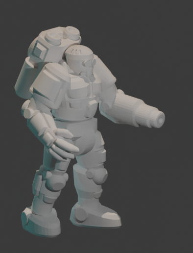 🎲 6mm Power Armor 1・ STL File for 3D printing・Cults
