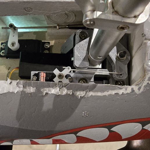 👃 Avios Hobbyking Super Tucano Nose Gear Lock Brace・ STL File for 3D ...