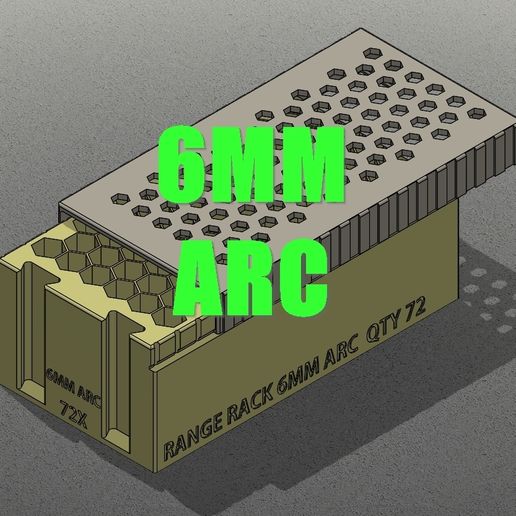 STL file 6MM ARC Range Rack Ammo Organizer for 30CAL NATO Can 🥫 ・Design to download and 3D print ...