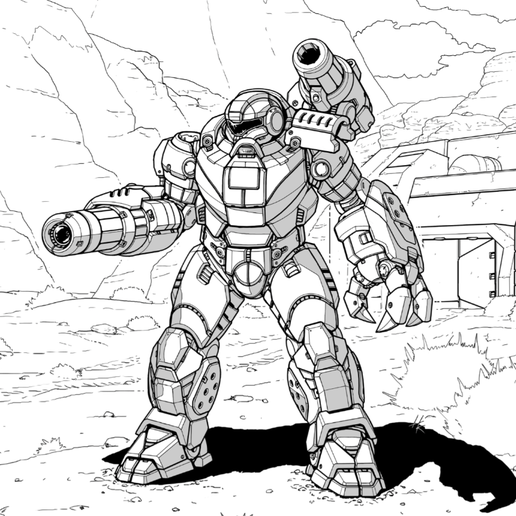 squad buster coloring pages