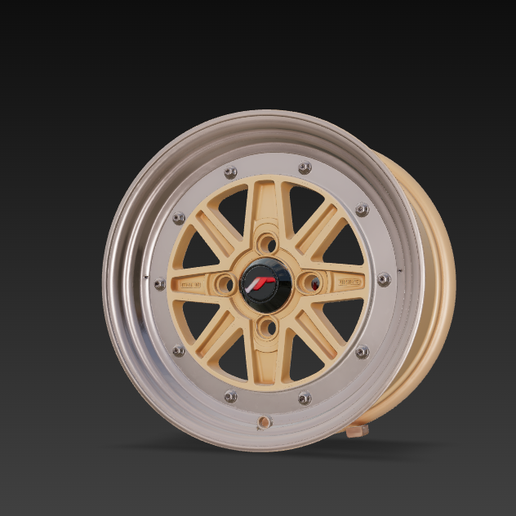 🇯🇵 Japan Racing Wheels - JR-31 Rim・Free STL File for 3D printing・Cults