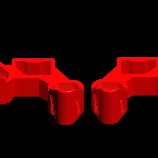 🧰 Milwaukee Packout M12 Handle Mounts・ STL File for 3D printing・Cults