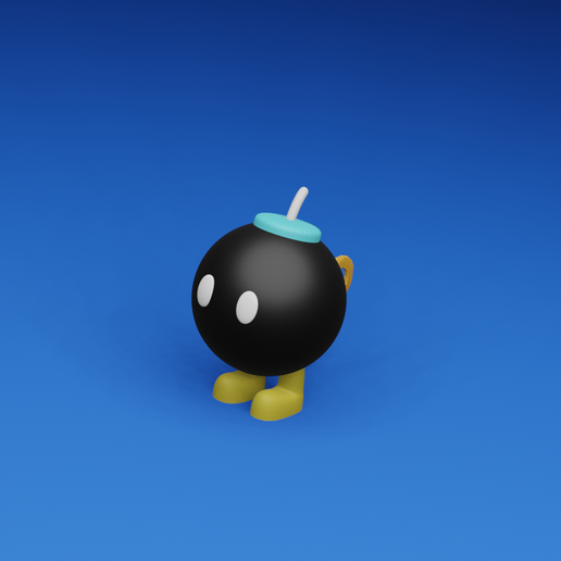 Archivo STL gratis Bob-Omb 👾 ・Objeto imprimible en 3D para descargar・Cults
