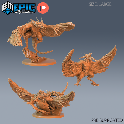 🎲 Harpy Beast Set ‧ DnD Miniature`‧ Tabletop Miniatures ‧ Gaming ...