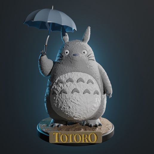 STL file TOTORO - MY NEIGHBOR TOTORO 👹 ・3D printer model to download・Cults