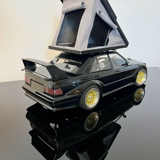 3D file Roof tent hard shell scale 1:10 ⛺ ・3D printing template to ...