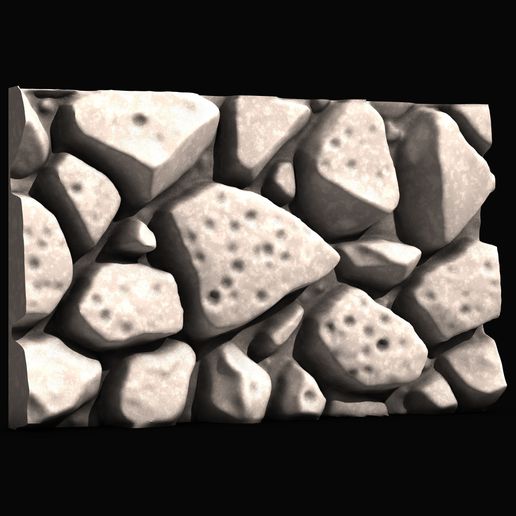 3D file Stone Wall 84 🏰 ・3D printing model to download・Cults