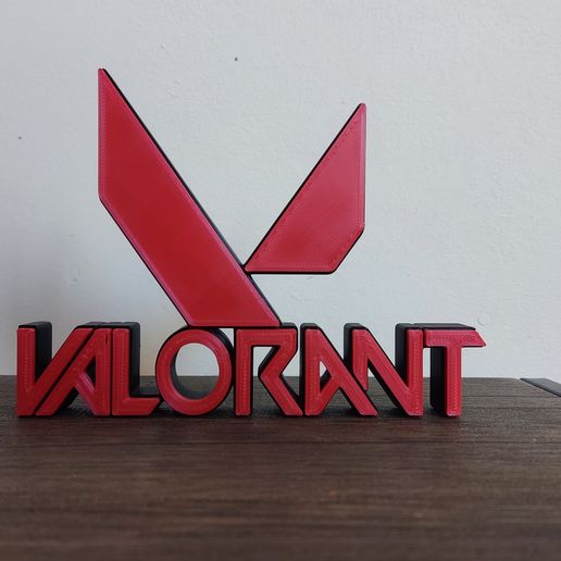 🎲 Valorant logo・ STL File for ・Cults