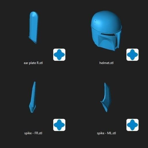 ♂️ Super Commando - Male- helmet Bundle 3D print STL Files 3D print ...
