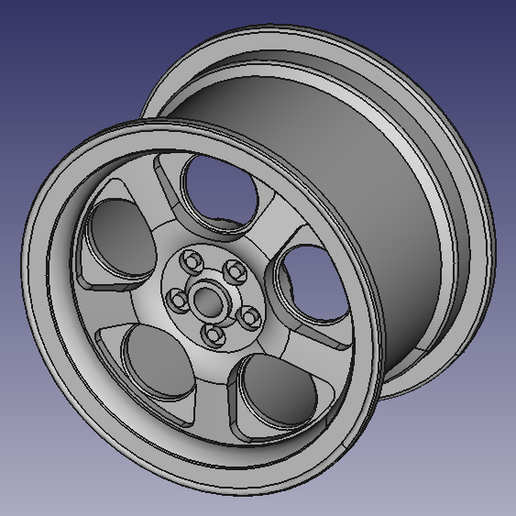 STL file WHEEL RIM SPORTCAR VEHICLE 3D MODEL PRINT 🛞 ・3D print design ...