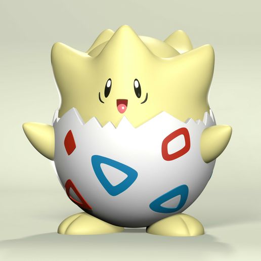 🐉 Togepi Pokemon・ STL File for ・Cults