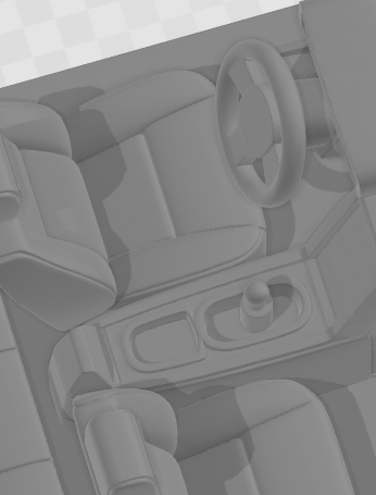 🚗 DeLorean DMC Interior Kit (1:64 Scale) - Complete Base with Dashboard ...