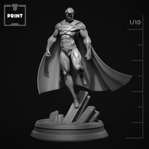 🦸‍♂️ Superman 52 STL・ 3D File for 3D printing・Cults