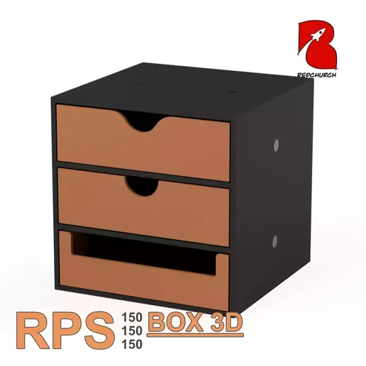 3D file RPS 150-150-150 box 3d 📦 ・Design to download and 3D print・Cults