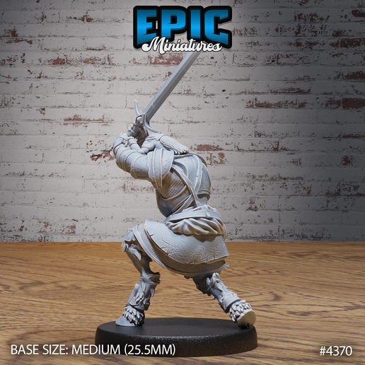 3D file Minotaur Female Warrior Sword ‧ DnD Miniature ‧ Tabletop ...