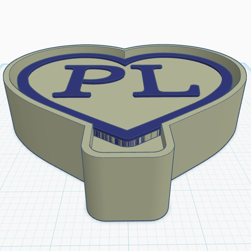 💜 PLouise Heart freshie mold・ STL File for 3D printing・Cults