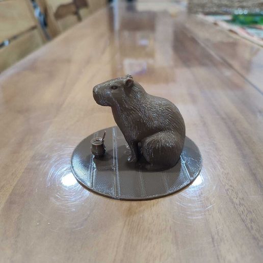 STL file Capybara with mate 🧉 ・3D printable model to download・Cults