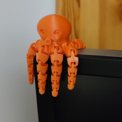 🐙 Cute Mini Octopus・3D Print・Cults