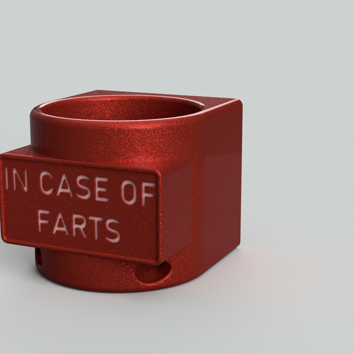 🧯 fart extinguisher・Free STL File for 3D printing・Cults