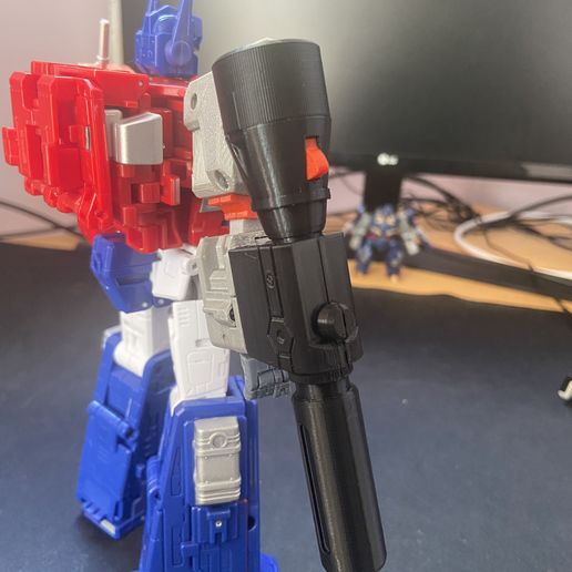 💪 TRANSFORMABLE Megatron Arm for SS86 Optimus Prime・ 3D File for 3D ...