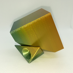 3D printable Spinnable Cube: All in One・Cults