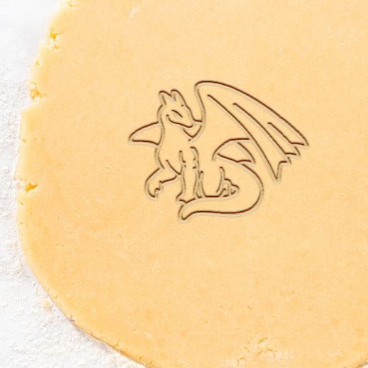 3D file Dragon Cookie Cutter, Biscuit Cutter 🐉 ・3D print design to ...
