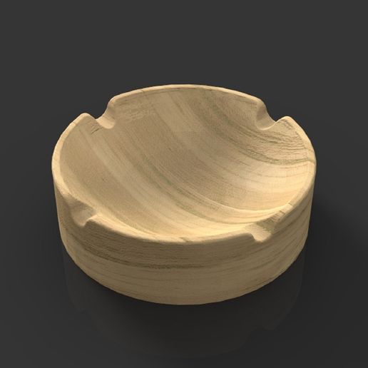 🚬 Ashtray, Cigar Tray Cnc Cut 3D Model File For CNC Router Engraver ...