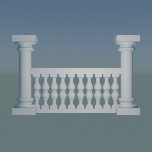 🚧 3D Concrete baluster・ STL File for 3D printing・Cults